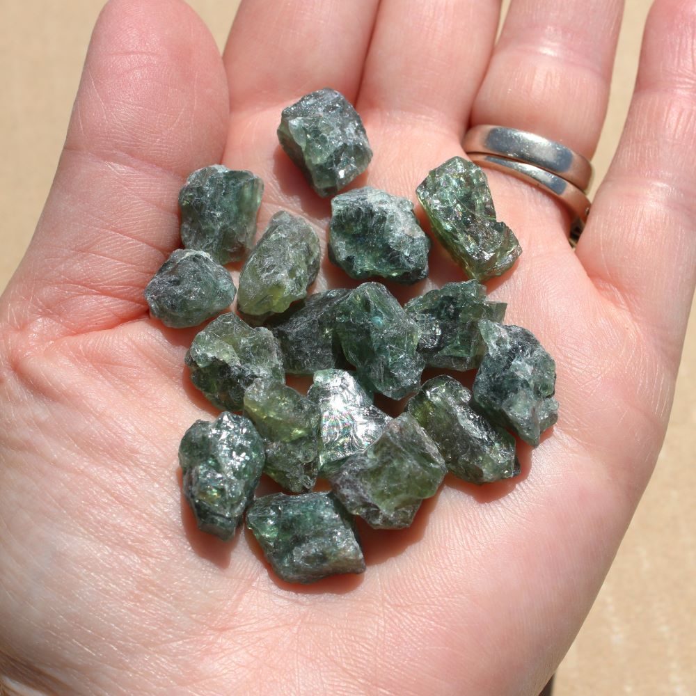 Peridot Rough from Brazil - Bey's Rock Shop
