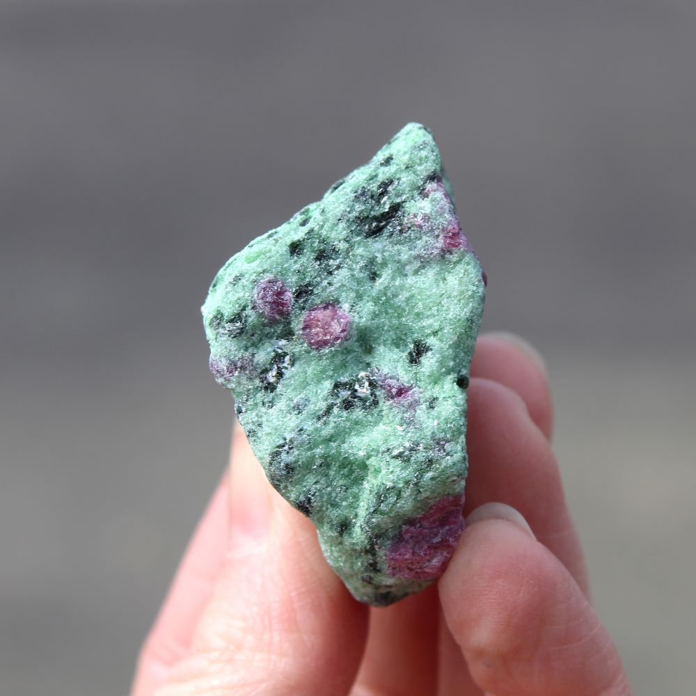 Ruby in Zoisite Rough from Tanzania - Bey's Rock Shop