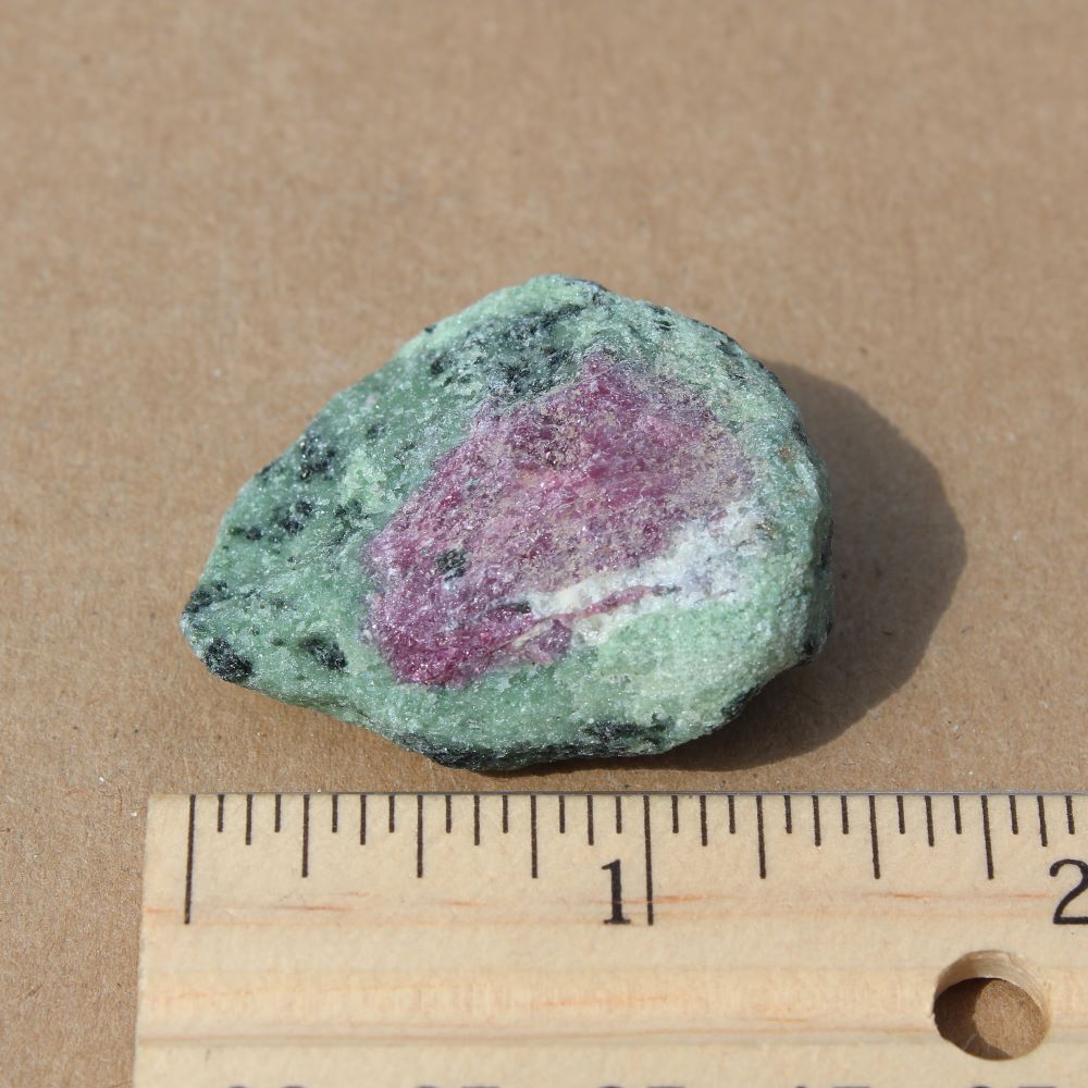 Ruby in Zoisite Rough from Tanzania - Bey's Rock Shop